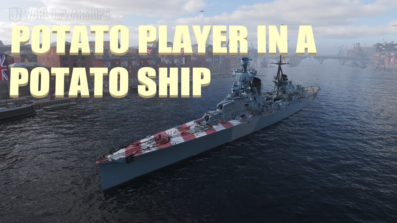 World of Warships - Potato player in a potato ship. - YouTube