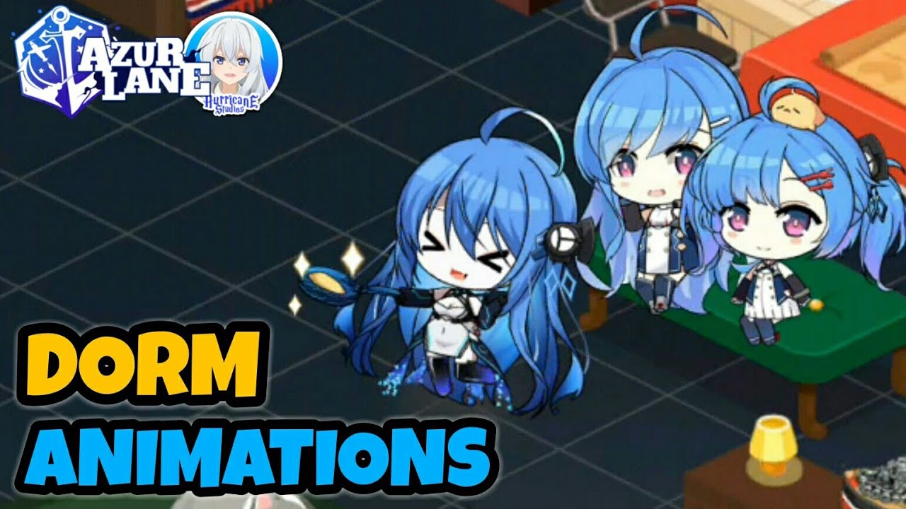 Helena Meta, Helena, and Lena chillin' at the Dorm - Azur Lane Dorm ...