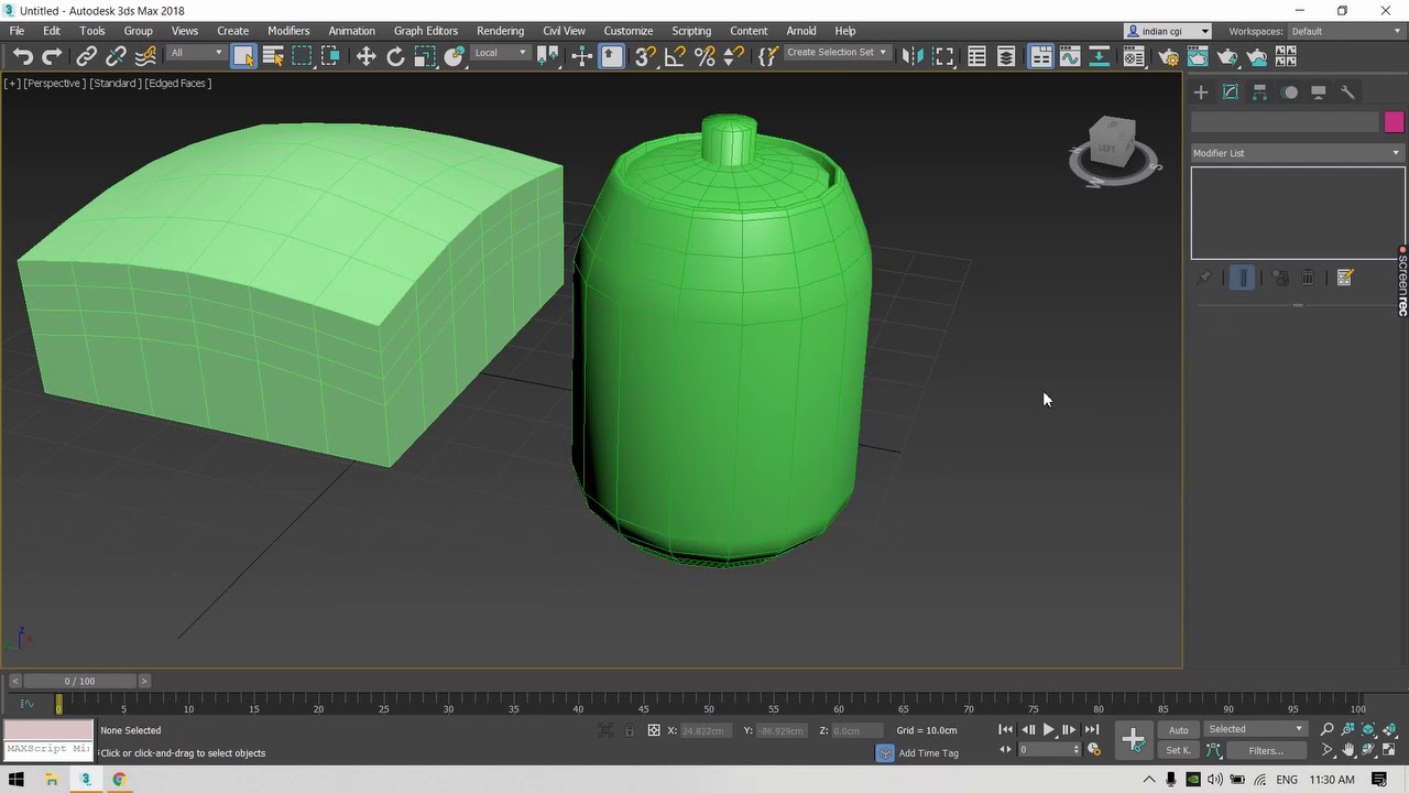 3ds max modifier list tutorial #1 - YouTube