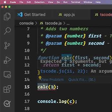 Error & type checking in JS without Typescript @ts-check #shorts # ...