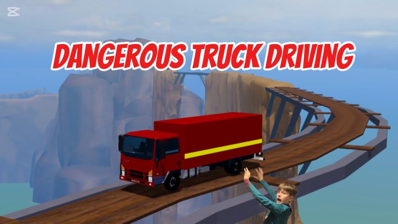 Plying dangerous truck driving( I’m extremely bad) - YouTube
