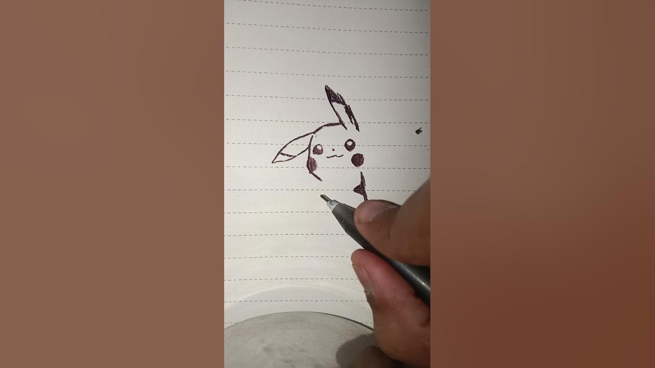 how to drawing Pikachu - YouTube
