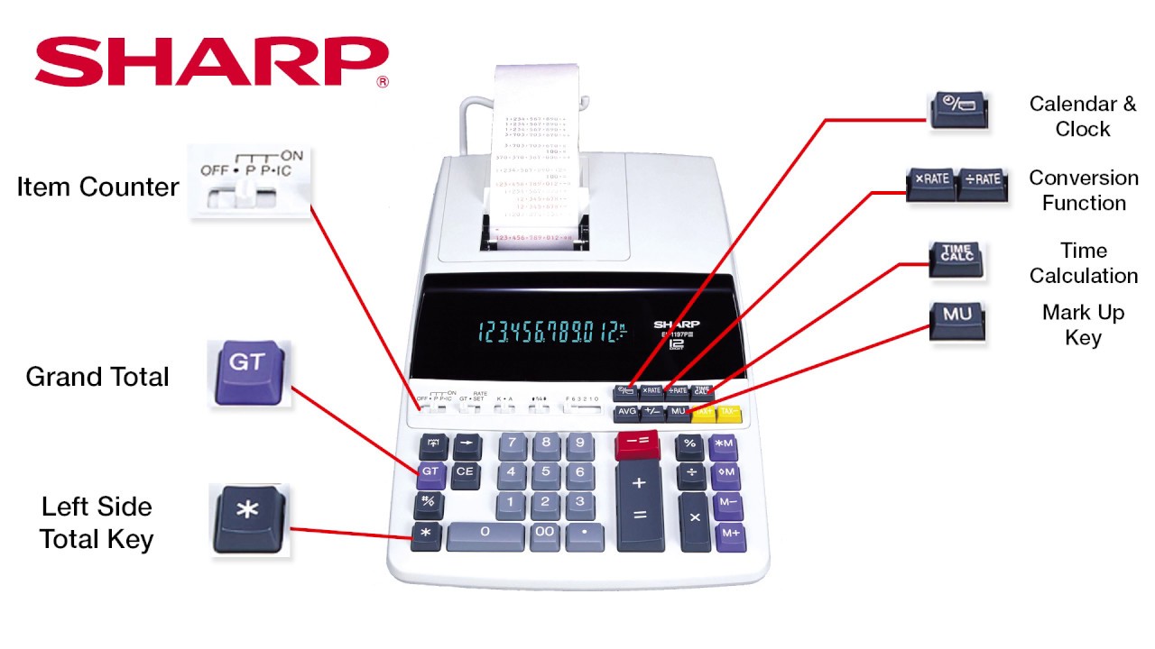 Sharp El 1197piii Calculator Manual