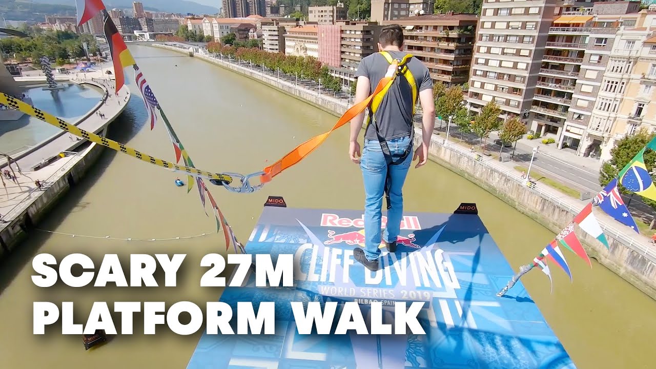 Could You Walk Out on This 27 Metre Diving Platform? - YouTube
