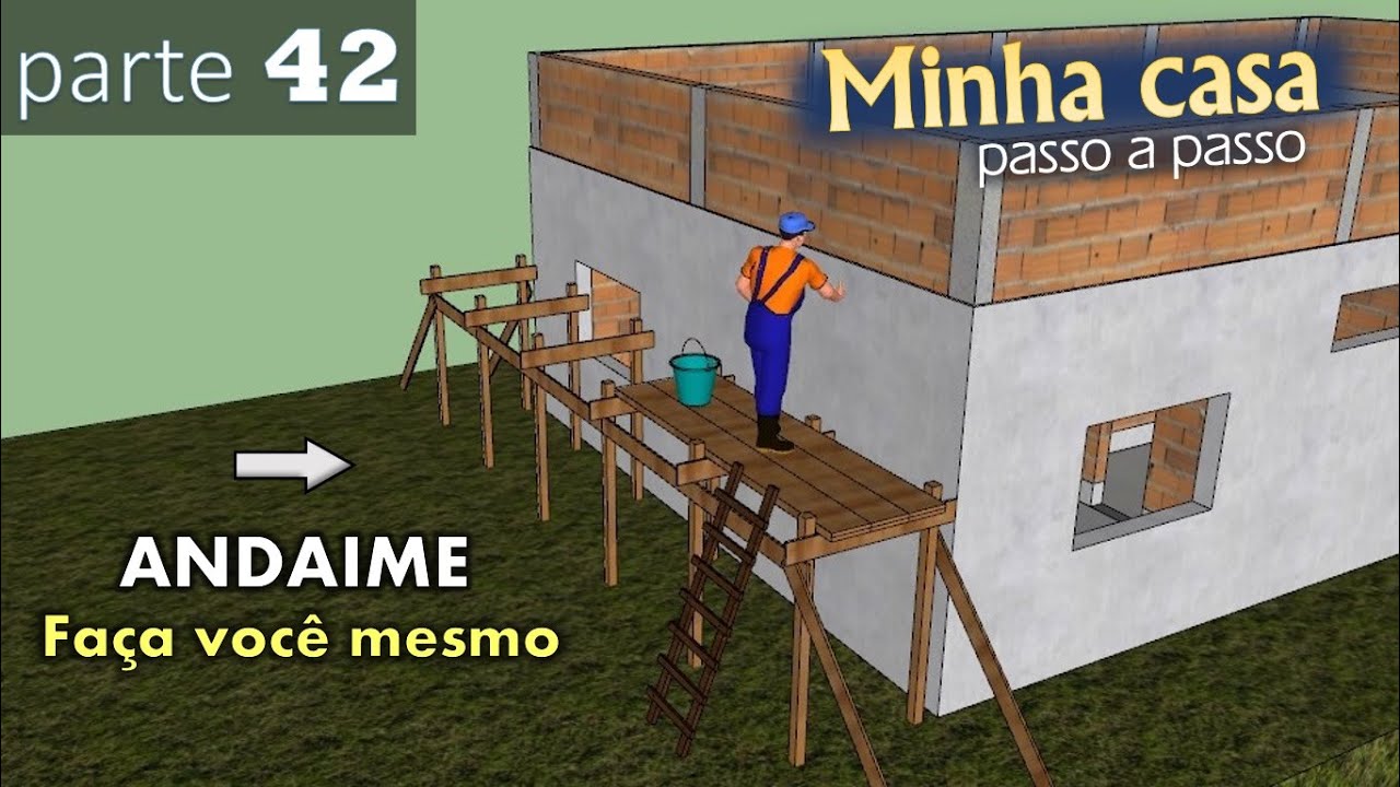 # 42 - ANDAIME de madeira - Faça você mesmo - YouTube