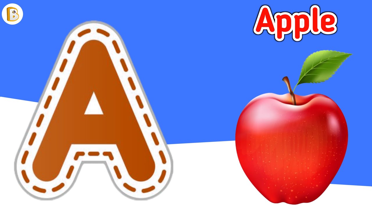 A_Apple Alphabet Rhymes by #babylearningexpress - YouTube