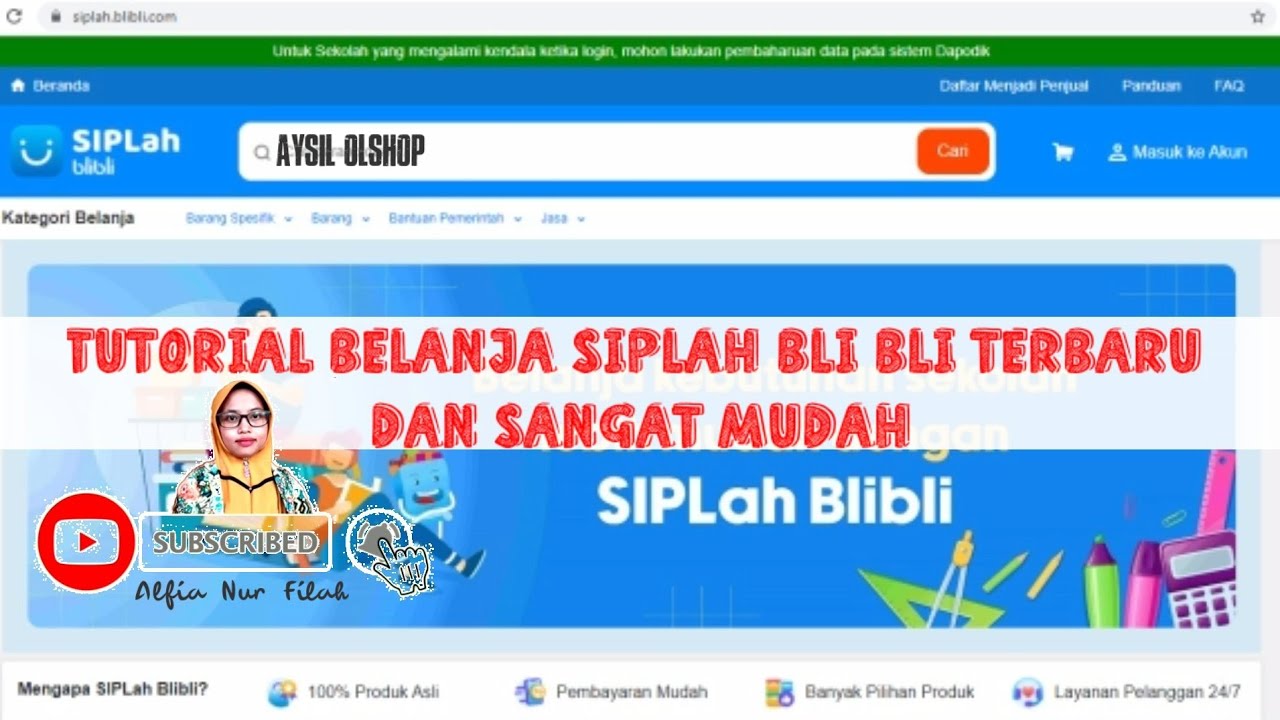 Tutorial belanja siplah bli bli dengan mudah khusus pemula - YouTube