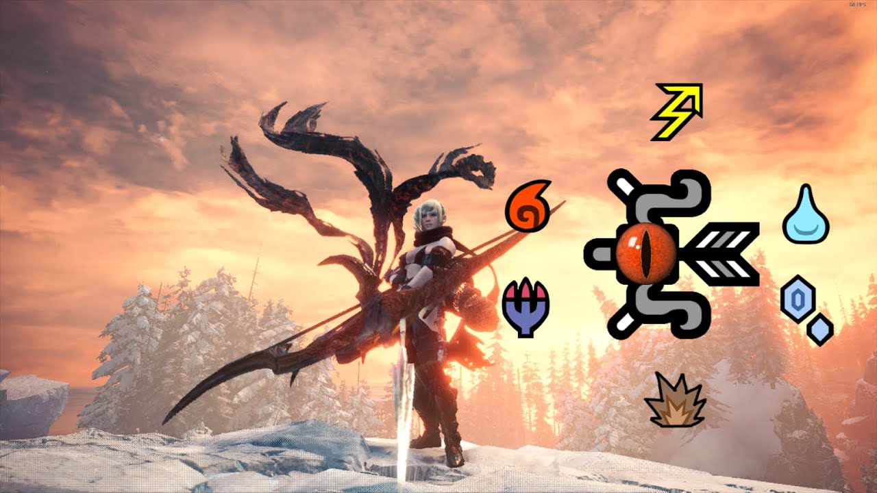 MHW ICEBORNE: SAFI'JIIVA INSANE ELEMENTAL BOW BUILDS - YouTube
