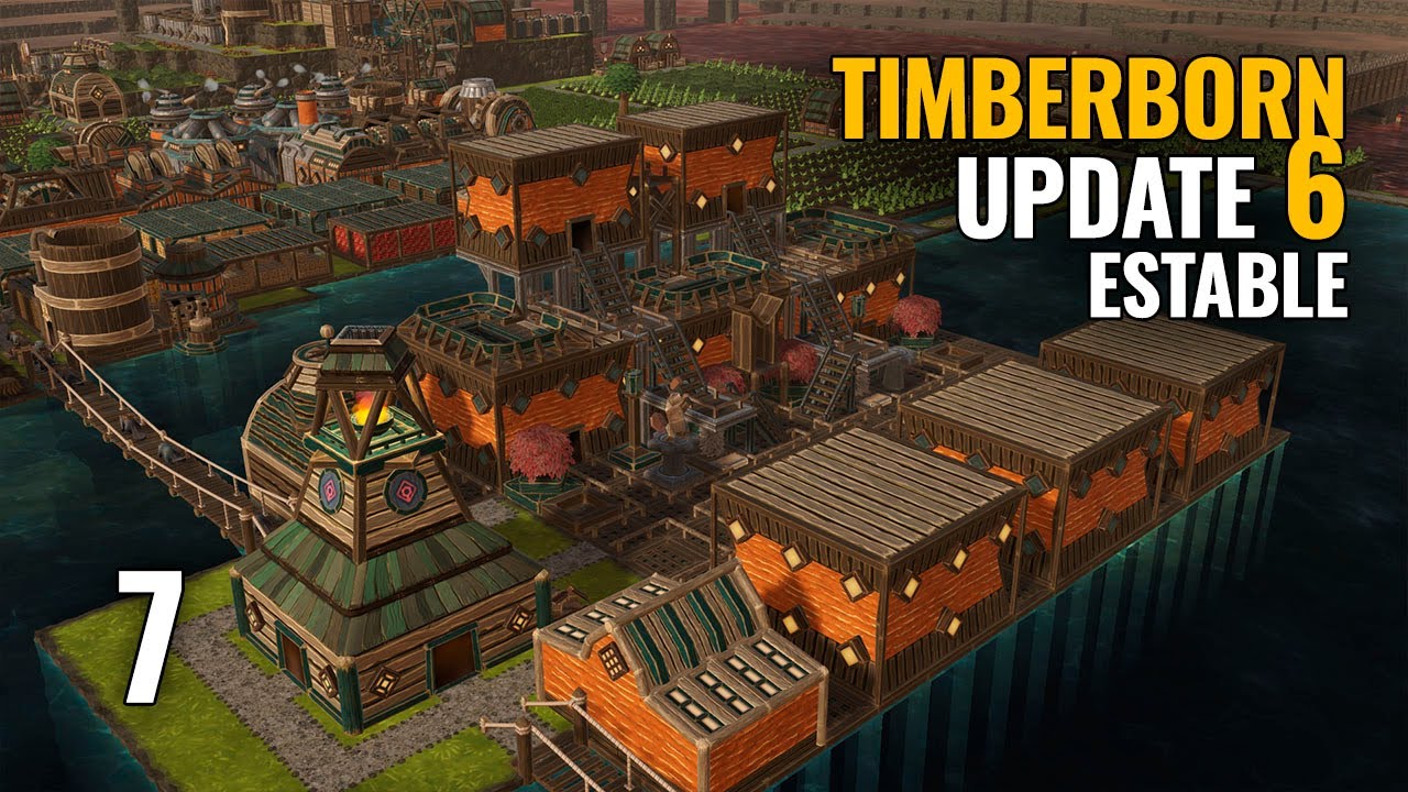 TIMBERBORN: Update 6 ESTABLE (con MODS) | ep 7 | Gameplay español - YouTube