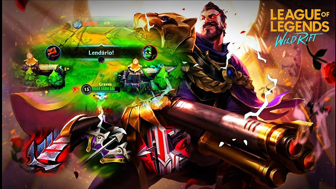 GRAVES GAMEPLAY - LOL WILD RIFT - YouTube