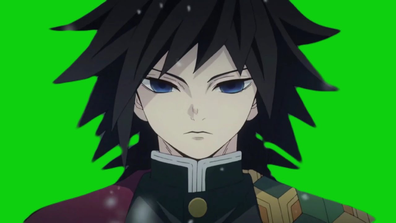 Tomioka Giyu Green Screen Clips for Edits | Perfect for Anime Edits ...