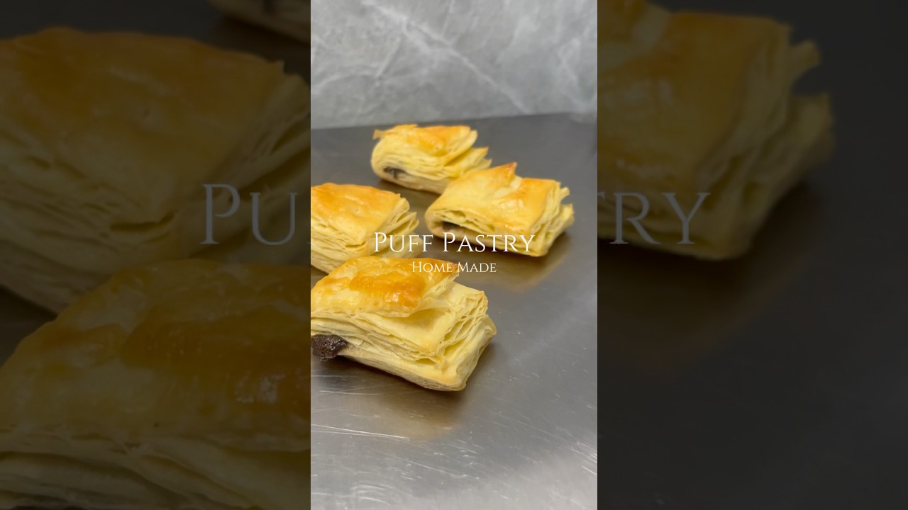 Tanpa Flakes! Ini dia Puff Pastry hanya dengan Margarin! #puffpastry # ...
