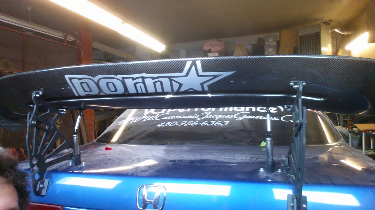 Cb7 active rear wing - YouTube