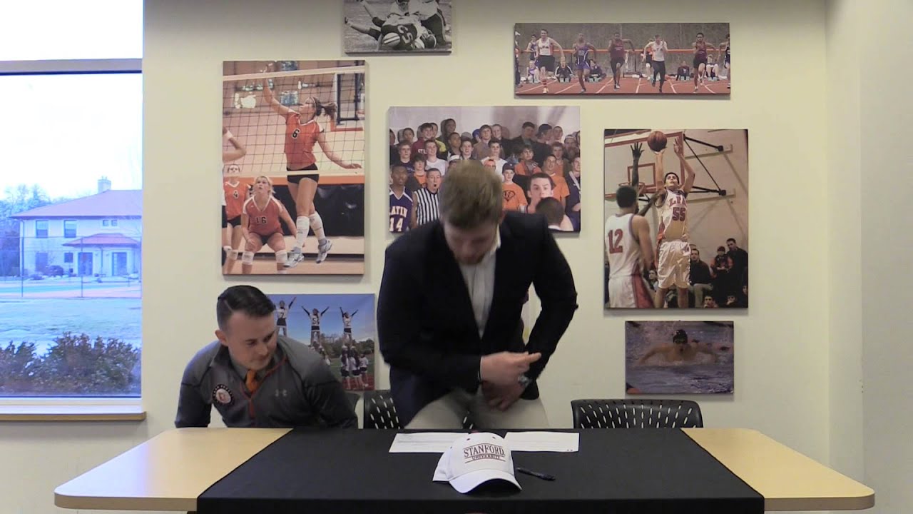 Thomas Schaffer '16 Signs Letter of Intent to Stanford University - YouTube
