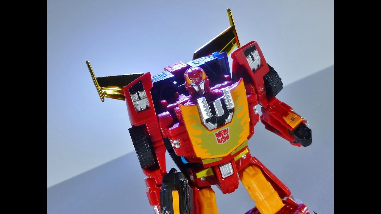 TAKARA Transformers Henkei Classic Hot Rodimus - YouTube