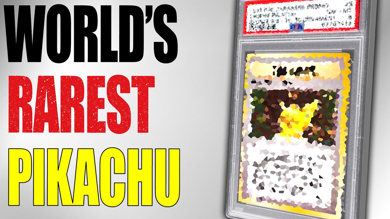 The RAREST Pikachu Pokemon Card Ever !!! - YouTube