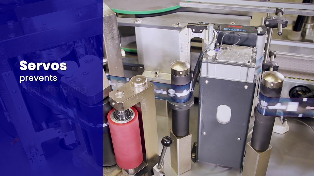 PROTOS 100% Servo-Driven Roll-Fed Labeling - YouTube
