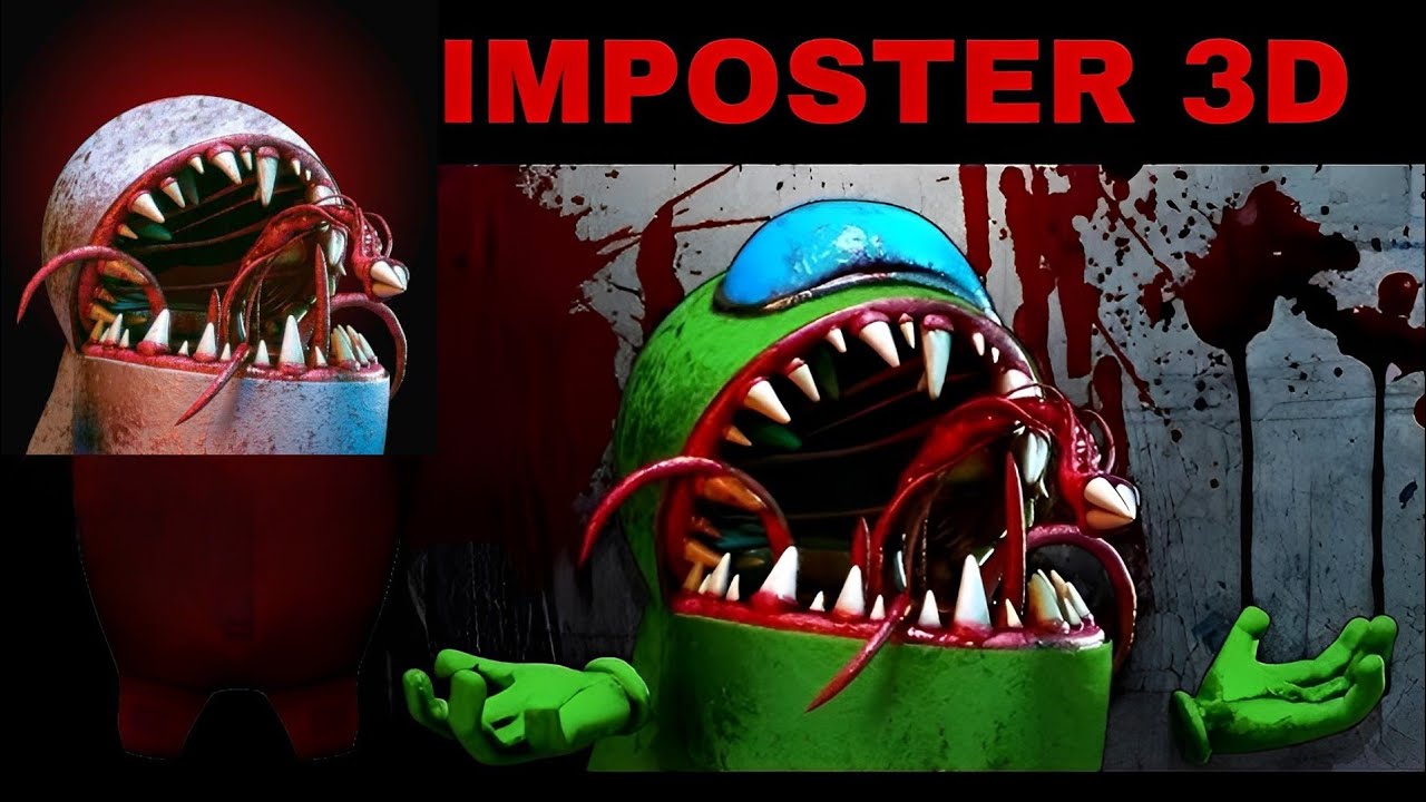 Imposter Hide 3D Online Horror Gameplay Part 48 | Among Us 3D - YouTube