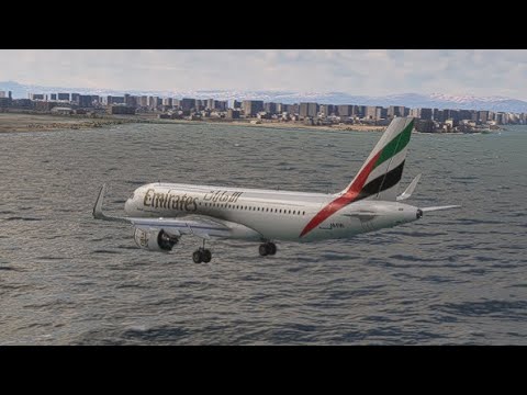 EMERGENCY LANDING airbus EMIRATES at AMBOULI airport .RP - YouTube