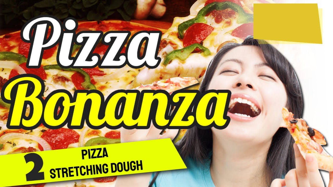 #shorts Pizza Bonanza 2 Pizza Stretching Dough - YouTube