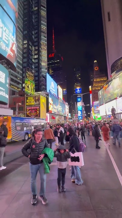 Time Square in New York(part 3) - YouTube