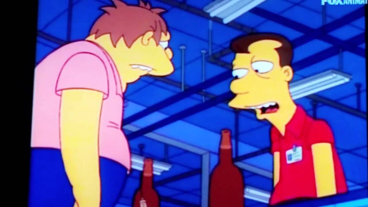 I Simpson - Addetto controllo qualità della fabbrica Duff - YouTube