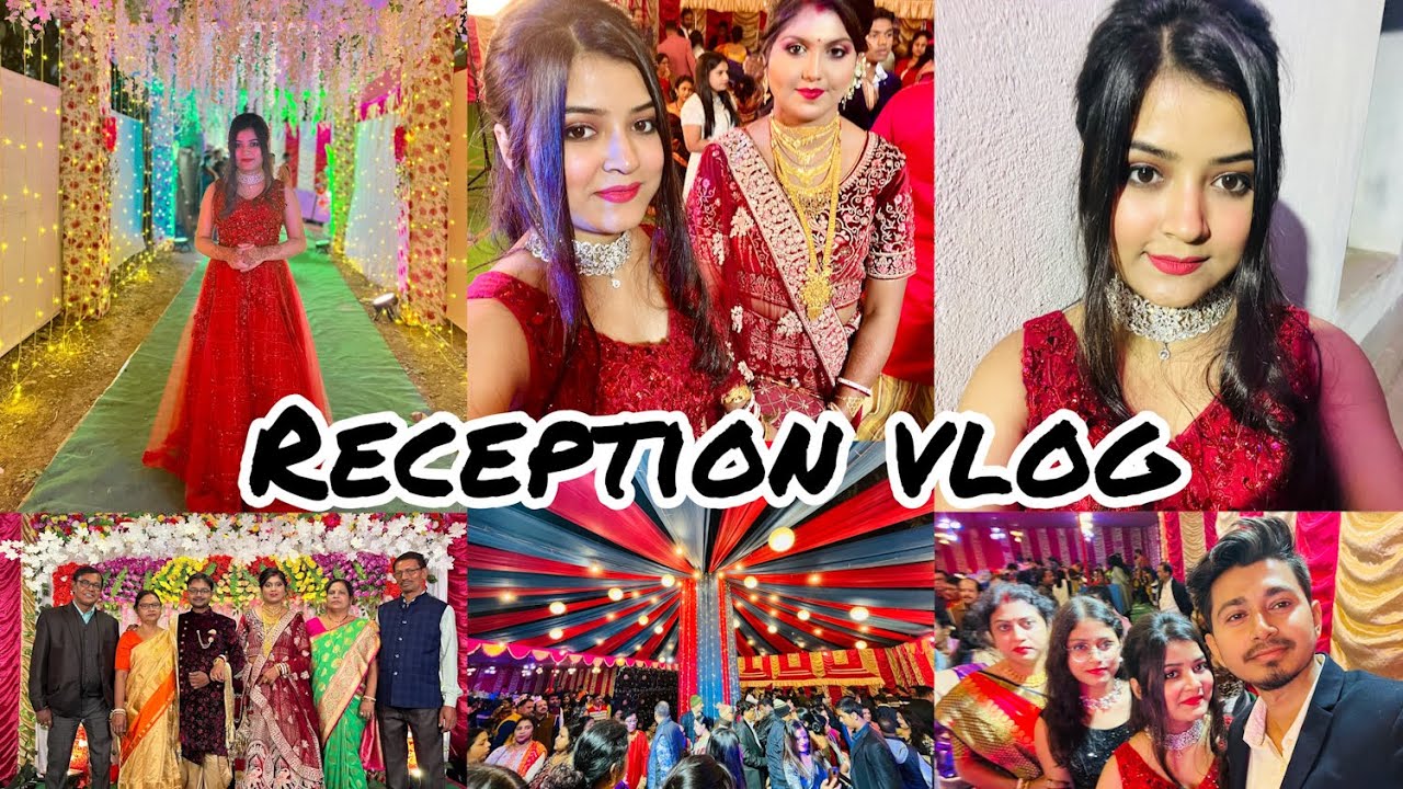 RECEPTION VLOG | Bengali Vlog | Wedding | Reception Party | Crayon N ...