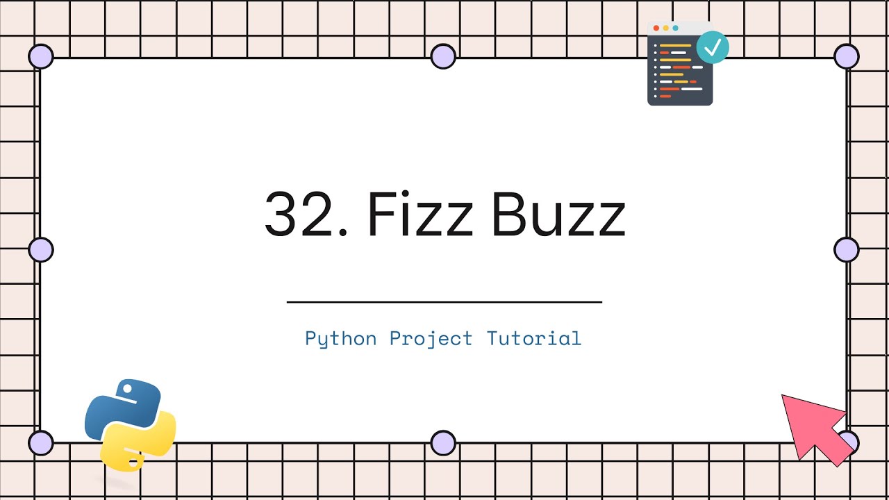32 Fizz Buzz Python Project Youtube 8873