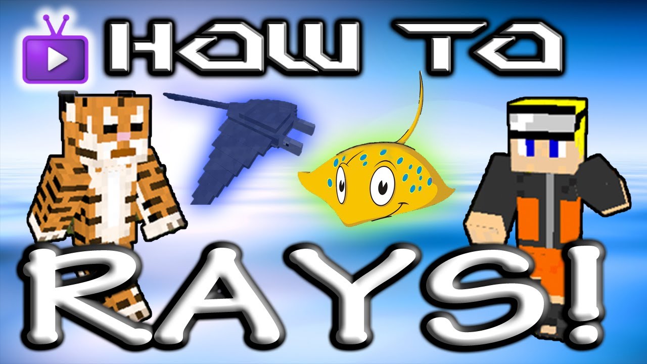 Minecraft How To: Mo' Creatures - Rays and Manta Rays! - YouTube