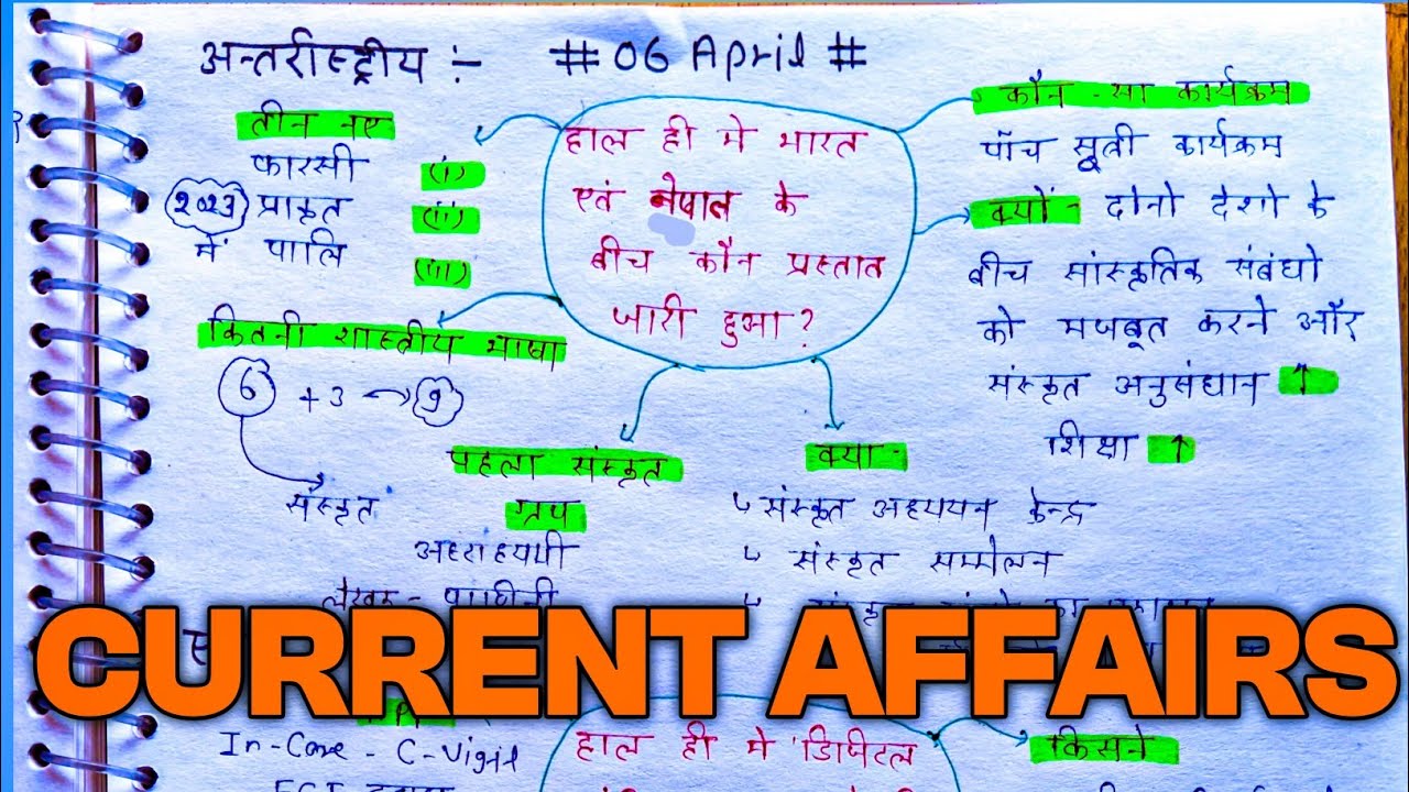 06 April 2024 Current Affairs for (ALL EXAM) - YouTube