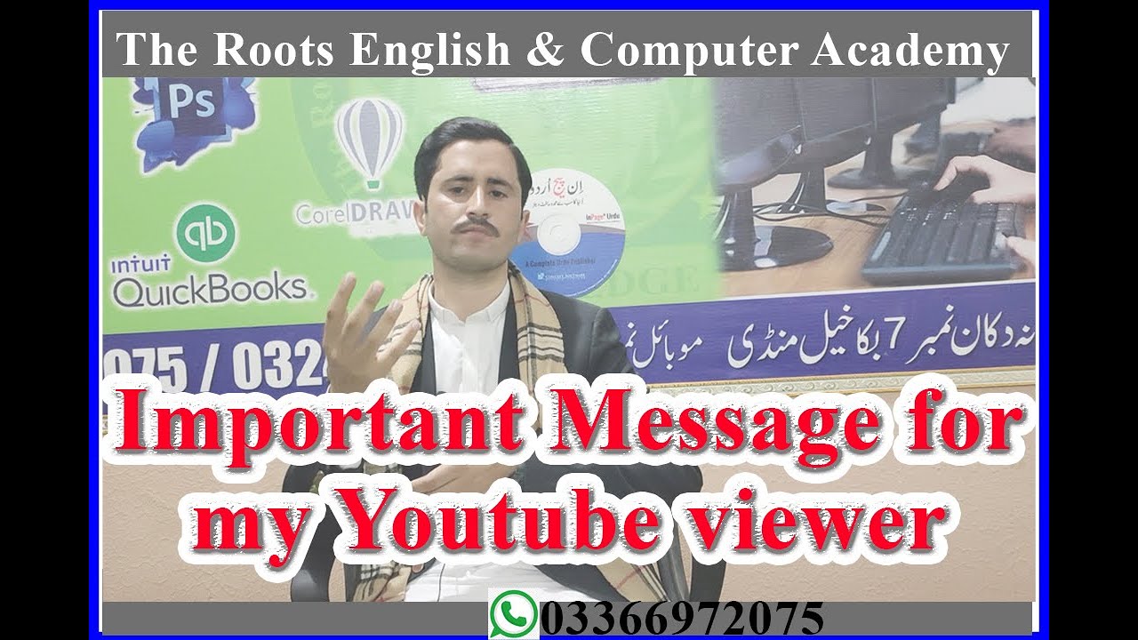 Most Important Message for my YouTube Viewer - YouTube