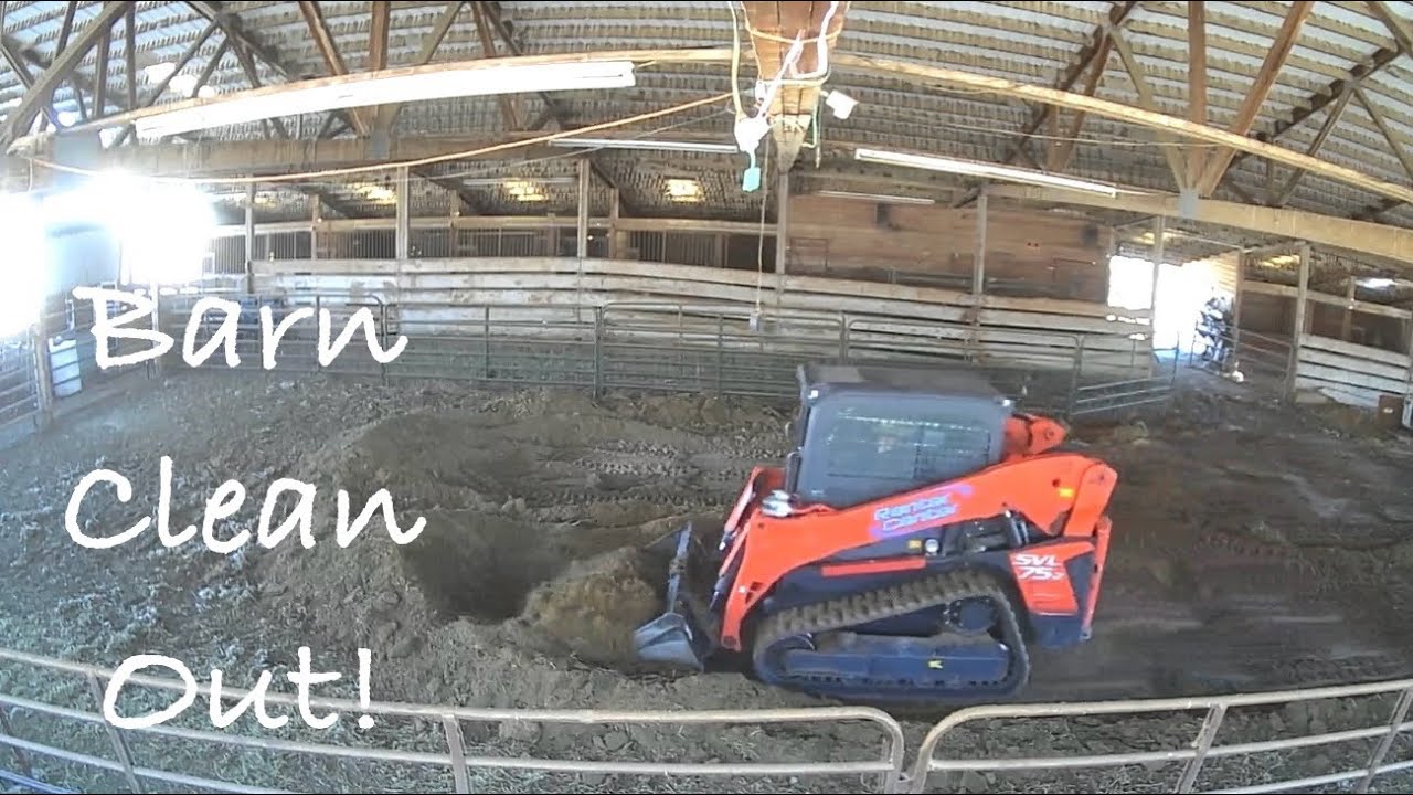 Lambing prep: Barn clean out! Can we get it done in one day?! vlog 719 ...