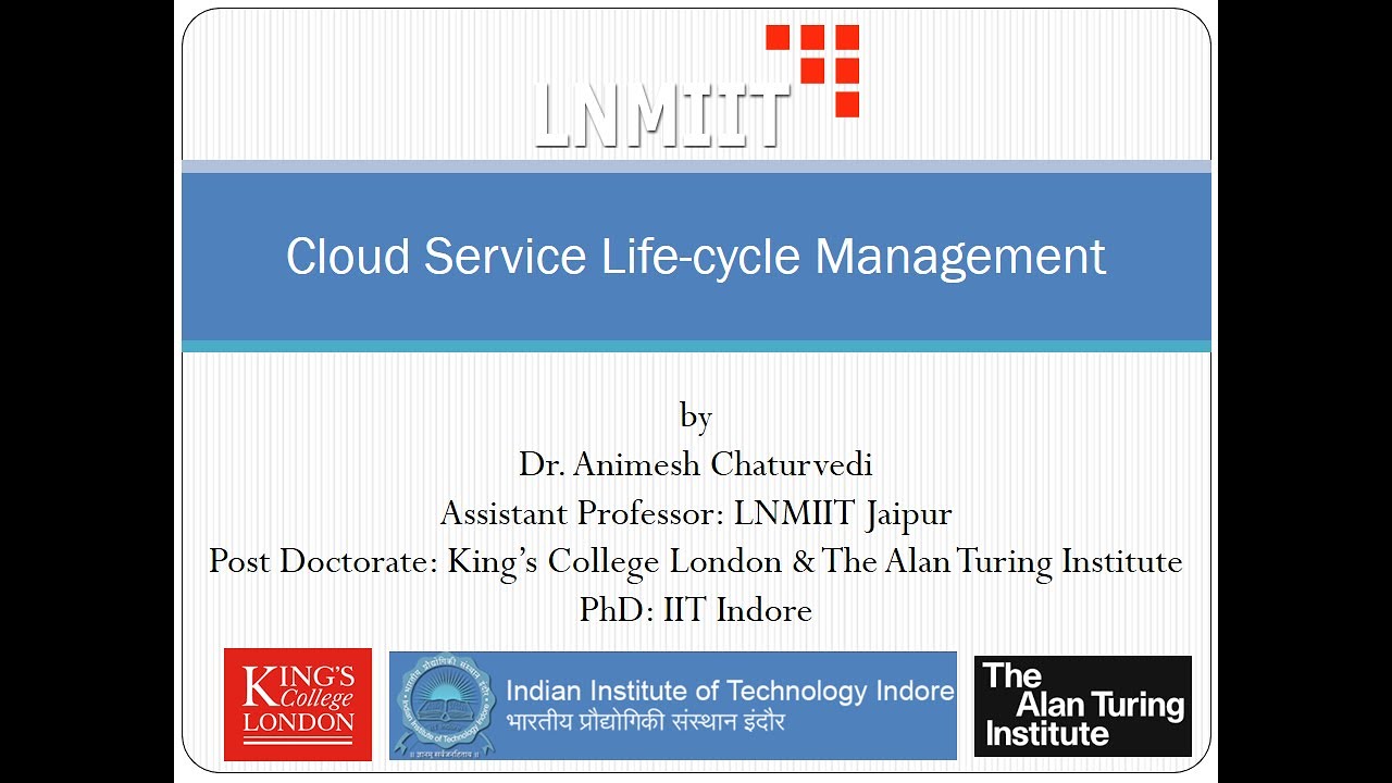 3.6 Revision of Chapter 3 "Cloud Service Life-cycle Management" - YouTube