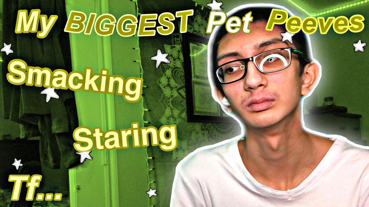 MY BIGGEST PET PEEVES!! | smacking, talking loudly, walking slow, etc ...