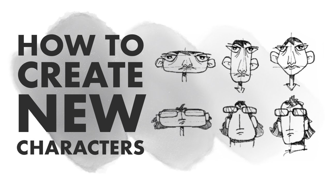 How to create NEW characters with a simple exercise! - YouTube