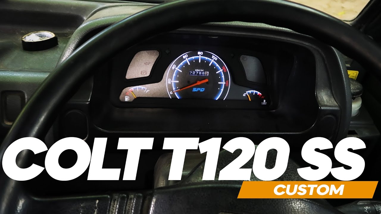 Custom Speedometer COLT T120ss - SPD Speedometer - YouTube