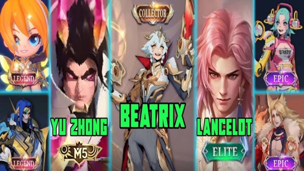 NEW UPDATE MOBILE LEGENDS || BEATRIX COLLECTOR SKIN || YU ZHOUNG M5 ...