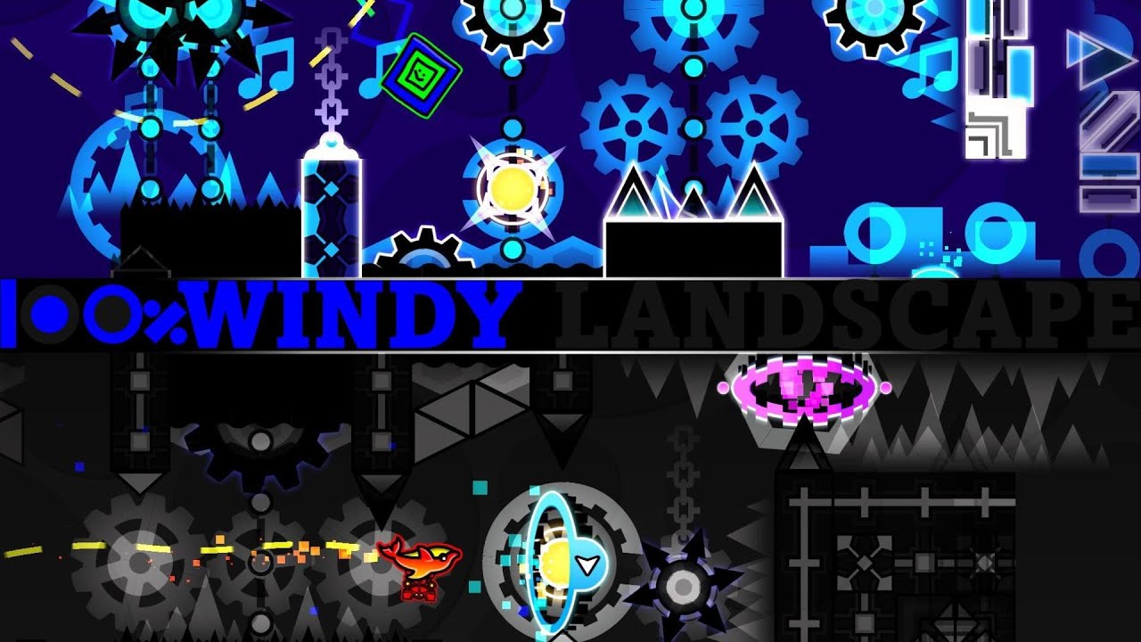 Gd Windy Landscape 100%! New hardest!!! - YouTube