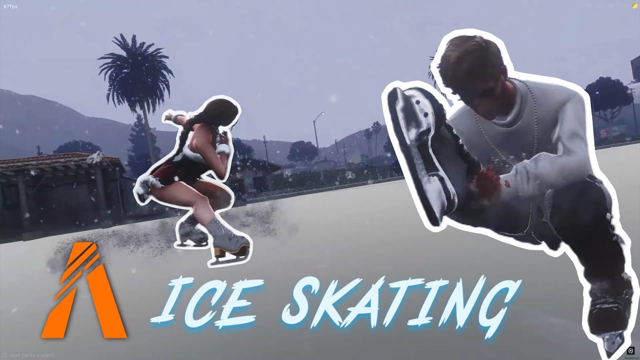 Ice Skating - FiveM Script | Best Christmas Tricks!⛸️ - YouTube