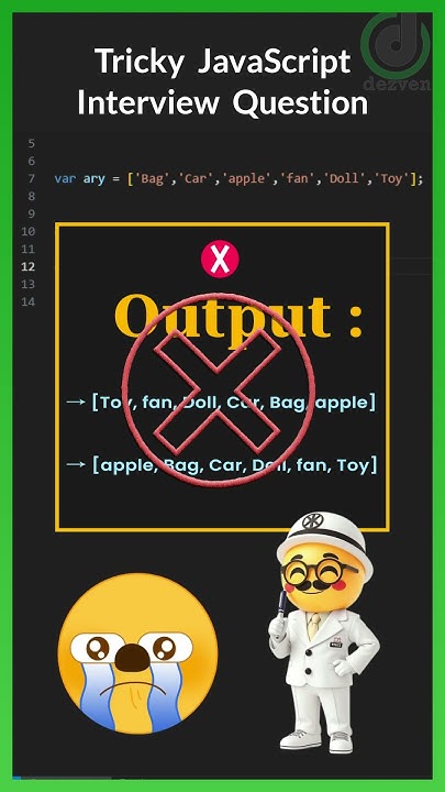 10 Tricky JavaScript Interview Question & Answer – Can You Solve It? #javascriptinterview - YouTube