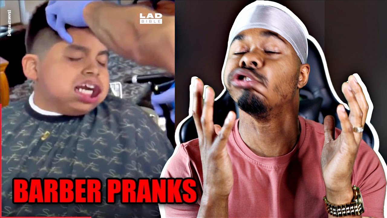 BARBER PRANKS - YouTube