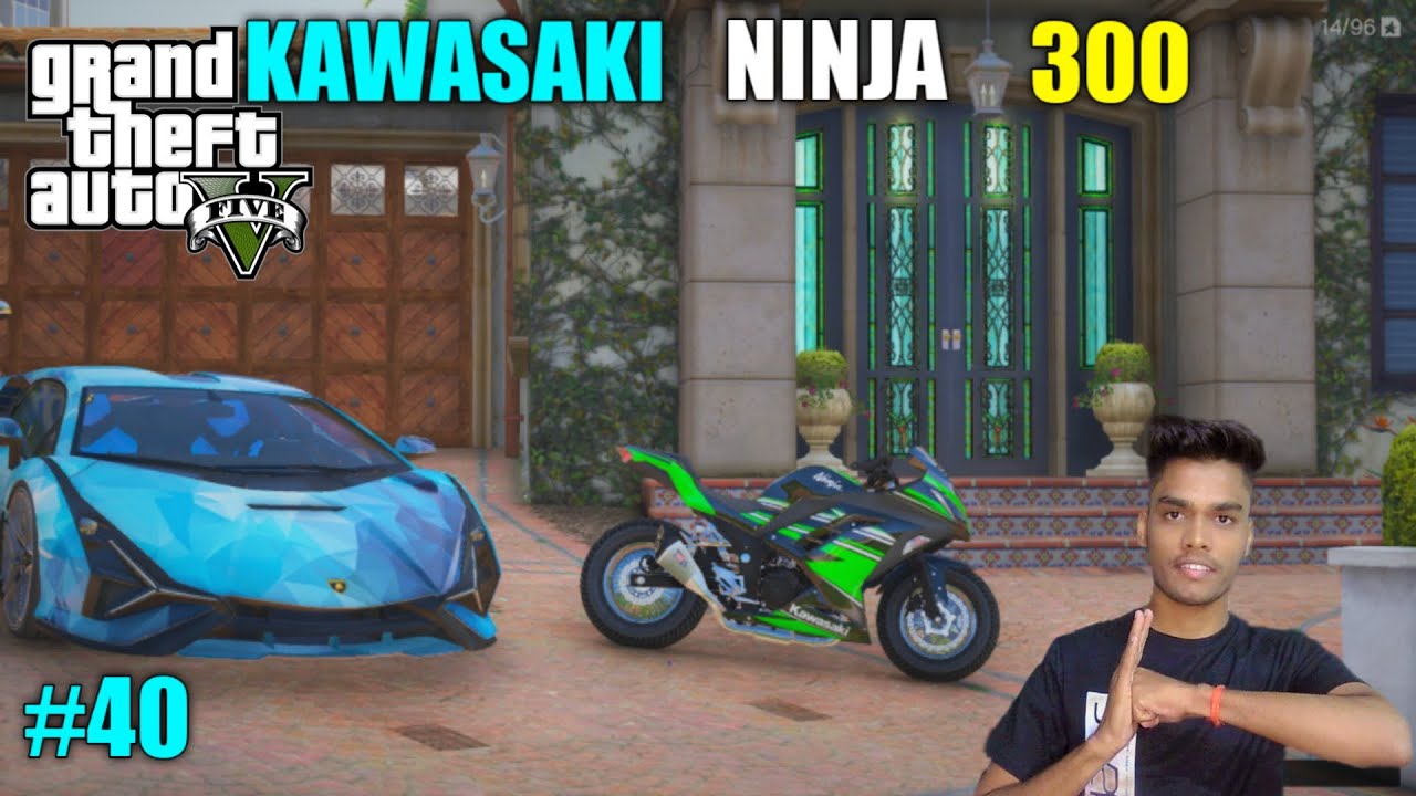 MICHAEL BUYING KAWASAKI NINJA 300 | IN GTA V | GAME PLAY VIDEO #40 ...