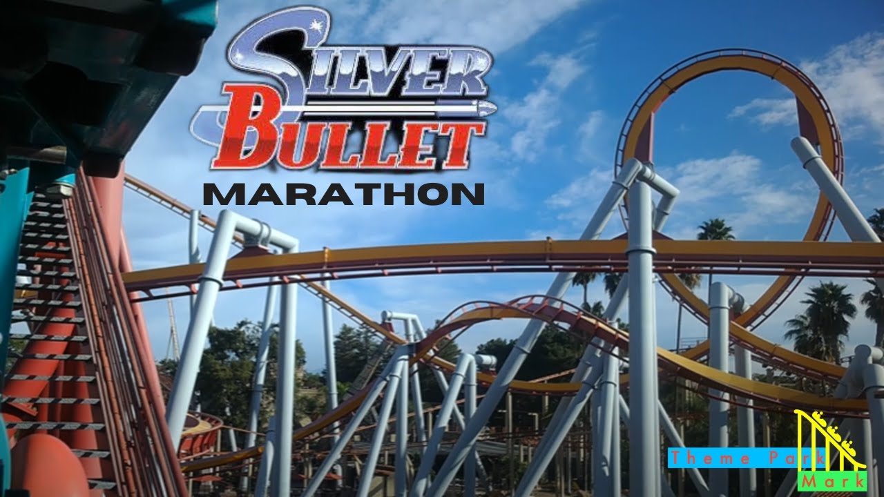 Silver Bullet Marathon! - Knott's Berry Farm (4K HD POV) - November ...