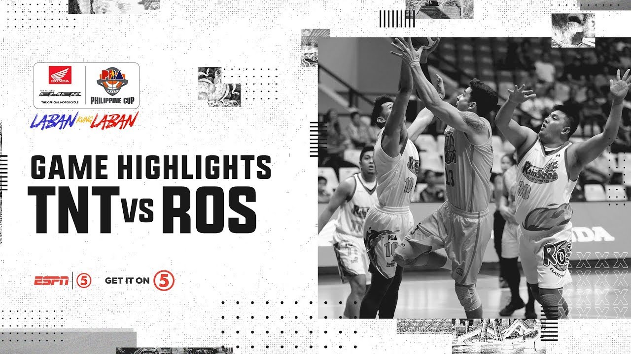 Highlights: TNT vs. Rain or Shine | PBA Philippine Cup 2019 - YouTube