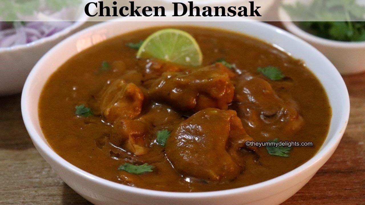 chicken dhansak recipe | how to make chicken dhansak | easy chicken ...