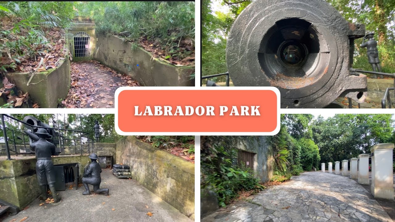Singapore WWII Tunnels and Relics at Labrador Park - YouTube