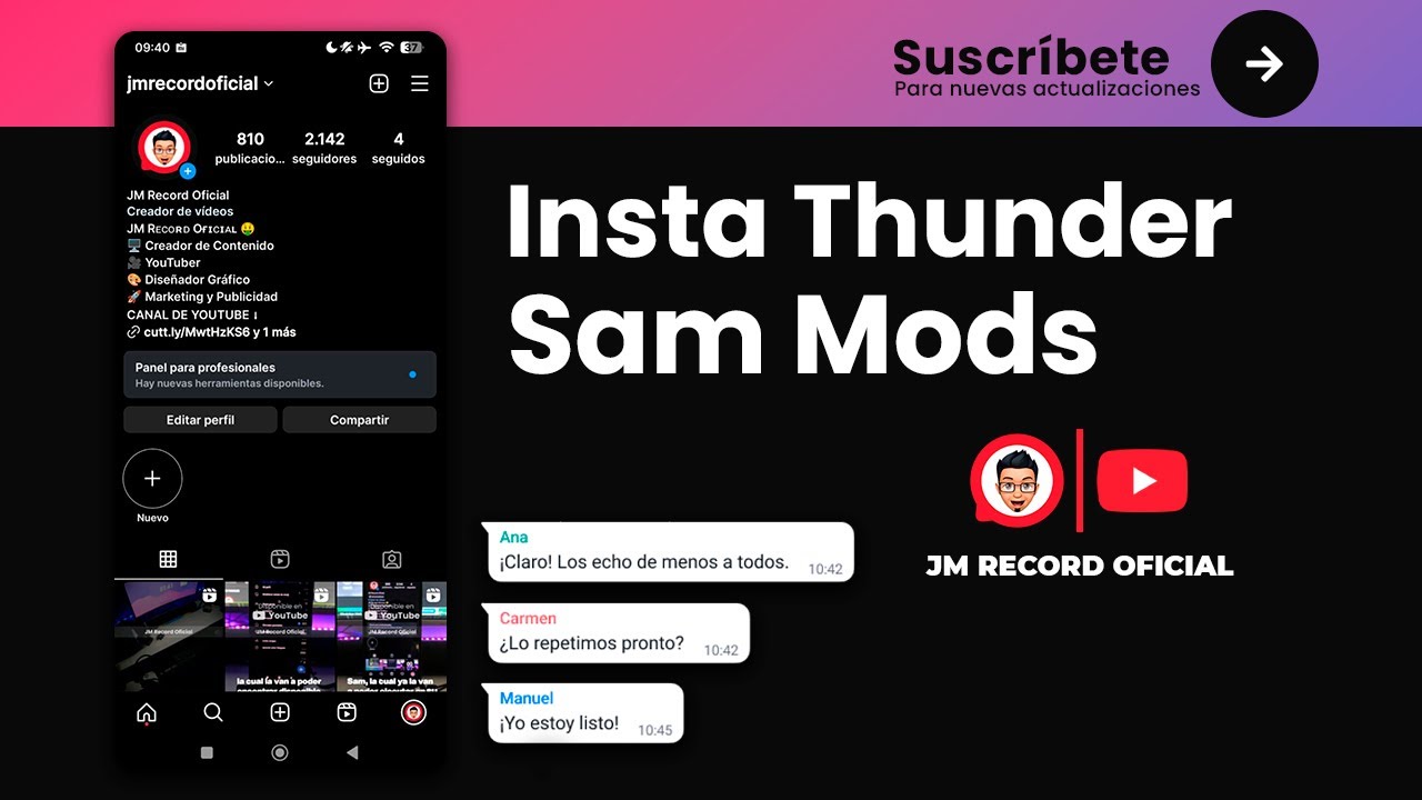 NUEVO INSTA Thunder v25 (Sam Mods)💟📢 INSTAGRAM EXTREMO - INSTAGRAM PLUS ...