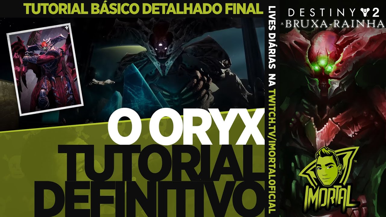 [PT/BR] TUTORIAL DEFINITÍVO O ORYX | RAID A QUEDA DO REI | DESTINY 2 A ...
