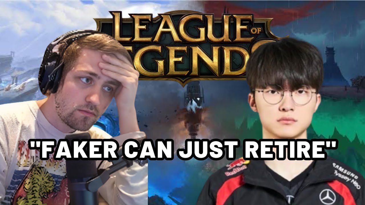 Soda Reacts to T1 Faker Smashing His Head After Loss to Gen.G in League ...