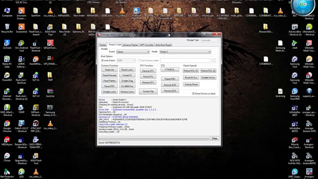 redmi 2 2014818 mi account unlock by umt - YouTube